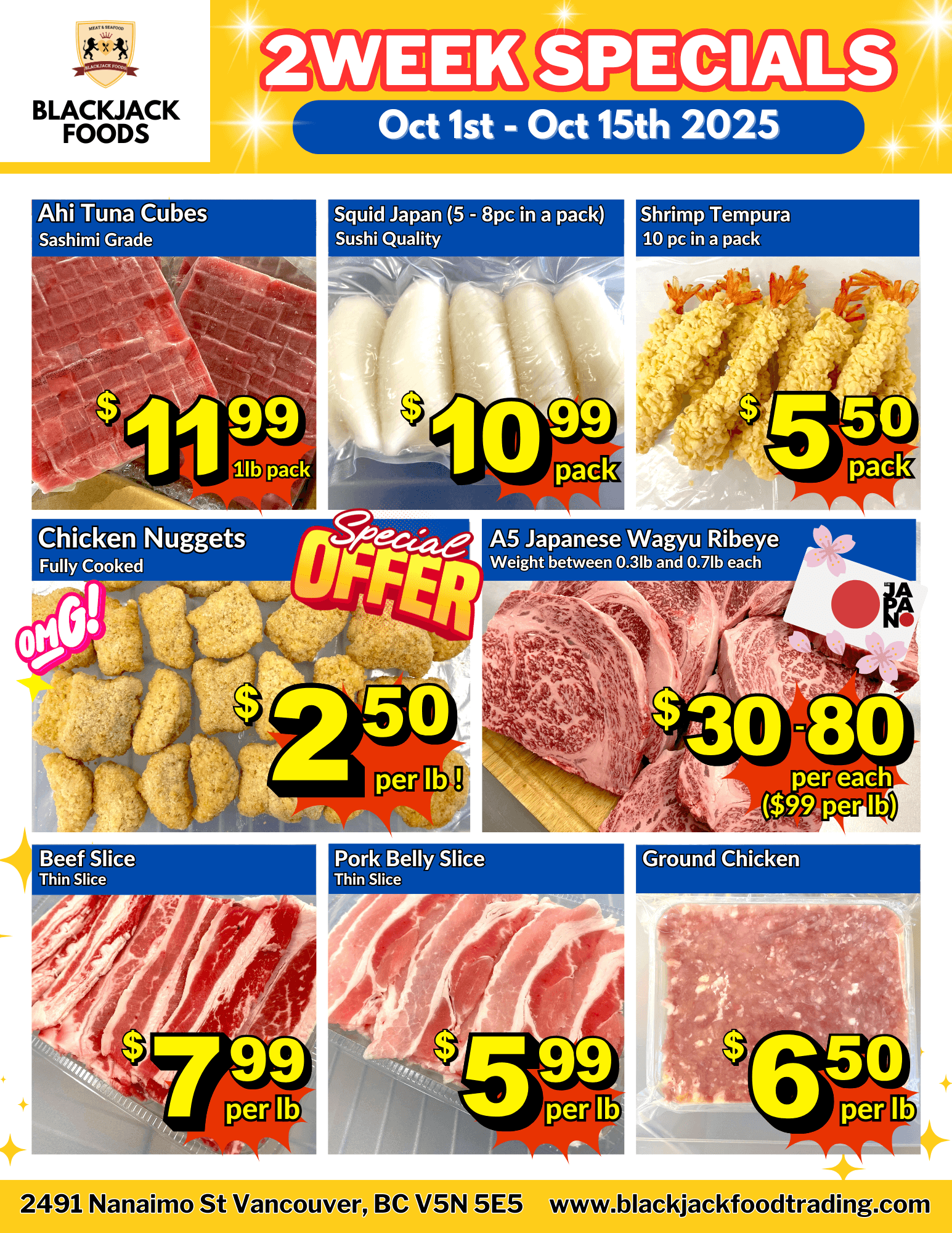 Blackjack Foods