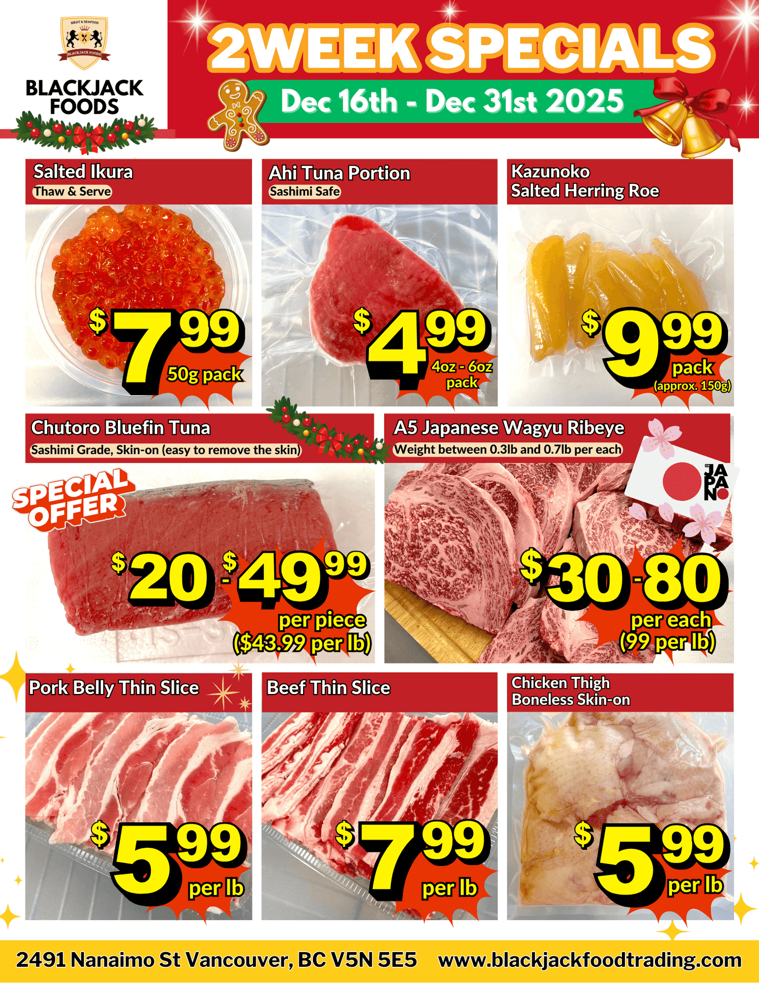 Blackjack Foods